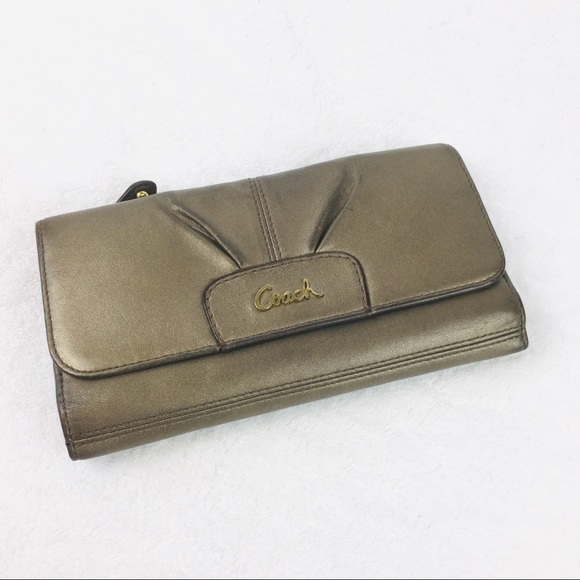 Coach | Bags | Coach Metallic Wallet | Poshmark